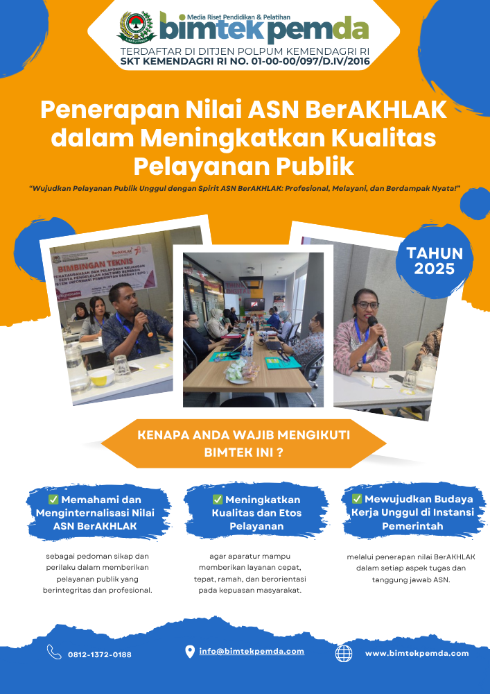 Penerapan Nilai ASN BerAKHLAK Dalam Meningkatkan Kualitas Pelayanan ...